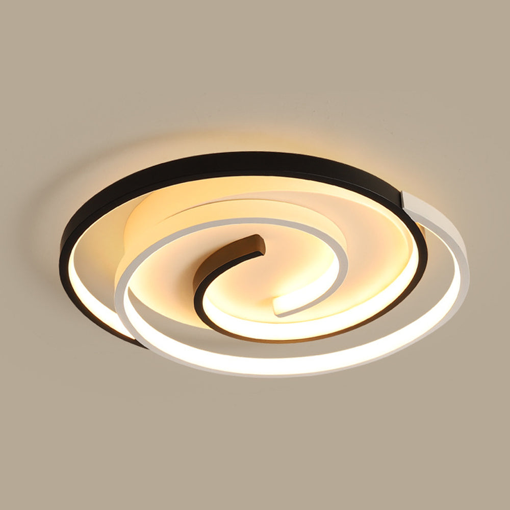 Lightcollects Nordic Circular Spiral Light strips LED Ceiling Light ...